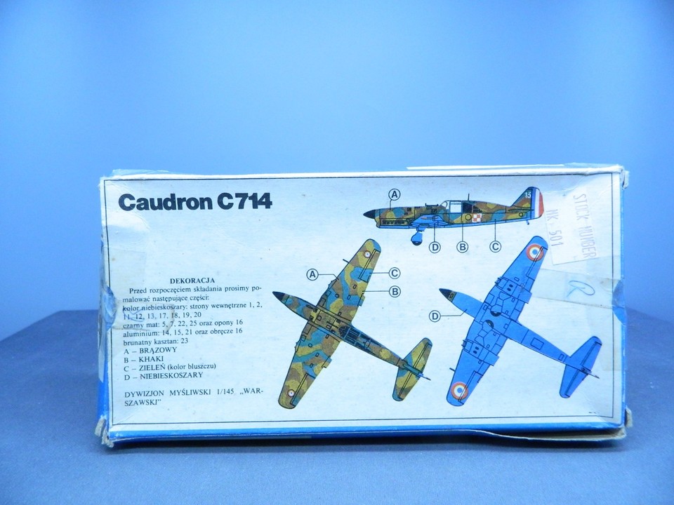1/72 Kit Poland Reflex WW2 FRENCH AIR FORCE CAUDRON C.174 Complete in ...
