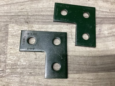 LOT OF 2 B-Line B140 Flat Angle Corner Plate Strut #153N93 | eBay