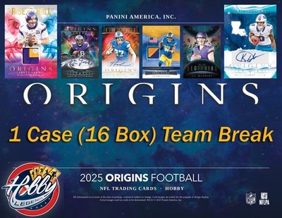 BUFFALO BILLS 2025 Panini ORIGINS FOOTBALL 1 Case (16 Box) Team Break ...