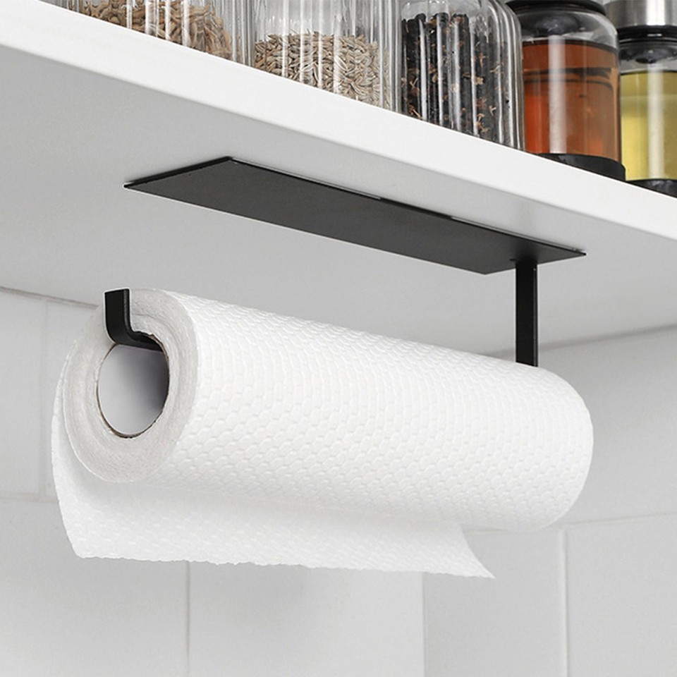 Moisture-proof Rolled Paper Holder Countertop Rack Rust-proof Roll ...