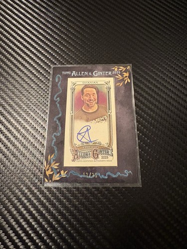 Alexis Ohanian /25 Auto Allen & Ginter Black Mini Framed Autograph 2025 ...