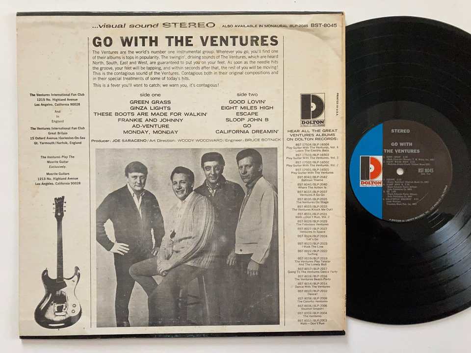 The Ventures – Go With The Ventures LP - 1966 - VG+/VG+ | eBay
