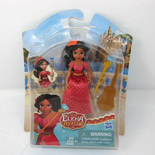 NEW Disney Elena Avalor Scepter Adventure 4” Action Figure Doll Guitar ...