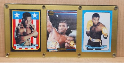 Vintage Mike Tyson Trading Card Lot (3) Boxing Boxing Living Legend | eBay
