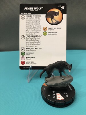 Heroclix Fenris Wolf 015 - Marvel - Thor Ragnarok Chase | eBay