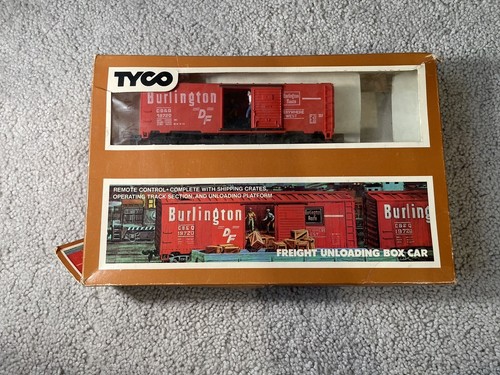 Vintage Tyco Freight Unloading Box Car Set HO Scale With Original Box ...