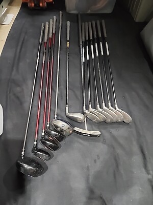 Maltby Glider•X PF851+ Graphite Shaft Irons Drivers Putter Sand Slider ...