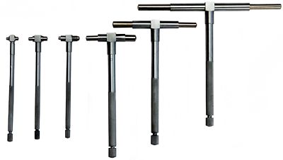 6pc Telescopic Gauge Kit Micrometer Measure Bore Engineers Set Special ...