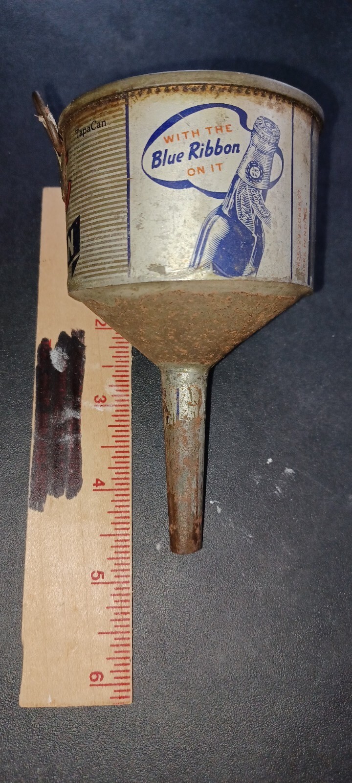 Vintage Rare Pabst Blue Ribbon, Funnel Made | Grelly USA