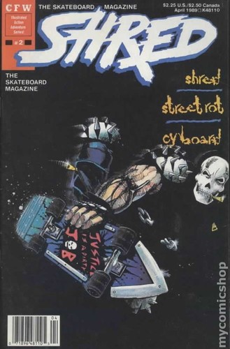Shred #2 VG 4.0 1989 Stock Image Low Grade | eBay