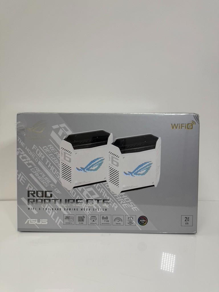 ASUS ROG Rapture GT6 Tri-Band Wi-Fi 6 Gaming Router - White, 2-Pack for ...