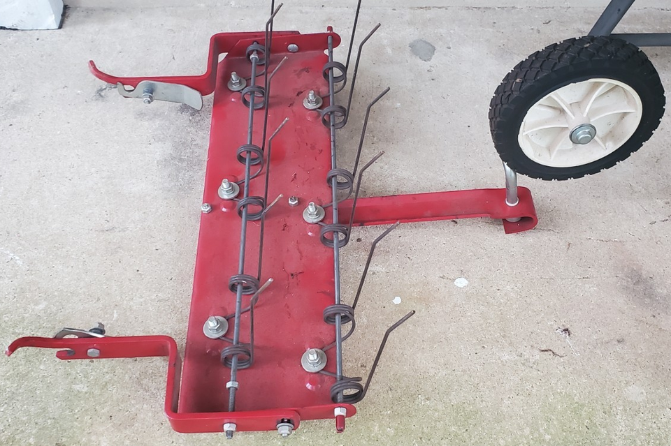 SNAPPER THATCHERIZER 21" DETHATCHER OEM STEEL DECK WALK BEHIND MOWER ...