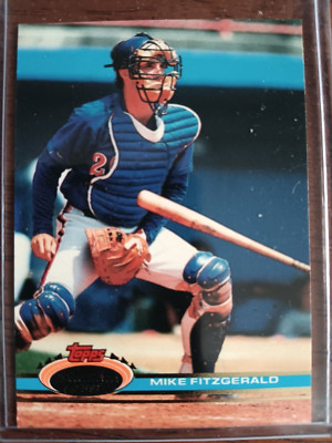 MIKE FITZGERALD EXPOS 1991 TOPPS STADIUM CLUB BASEBALL CARD #128 | eBay