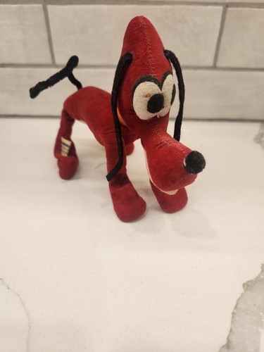 Rare Vintage 1969 Cardinal Toys Japan Red Pluto Dog Plush With Poseable ...