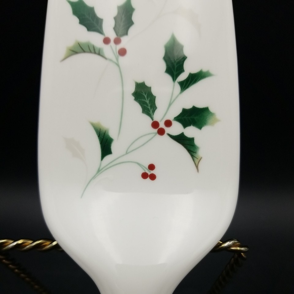 MIKASA Christopher Stuart BONE CHINA CAKE SERVER Holiday Splendor Y1025 | eBay