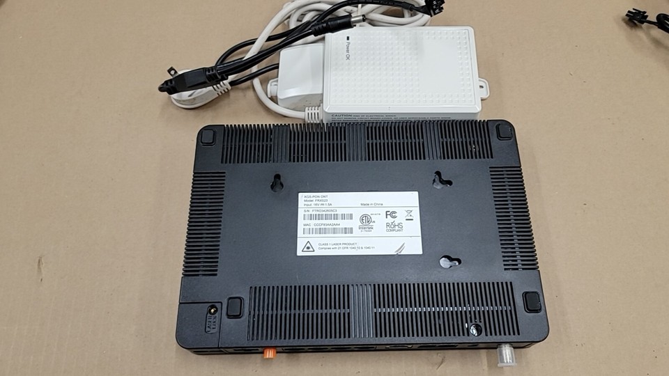 Frontier FRX523 Optical Network Terminal XGS-PON ON with ac adapter | eBay
