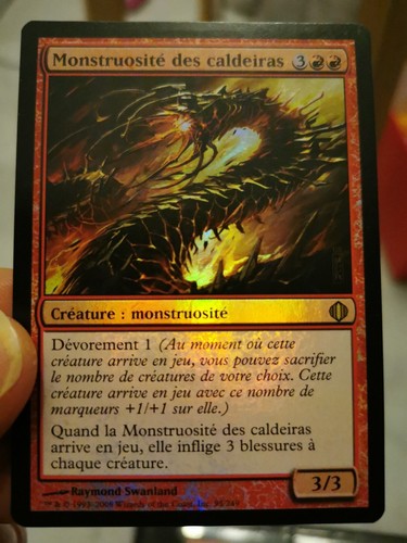 Caldera hellion / monstruosité des caldeira FOIL alara -MTG RARE | eBay
