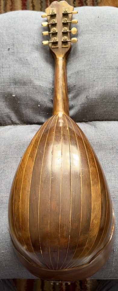 Antique Italian Fluted Bowl Back 8-String Mandolin By Stridente Naples ...