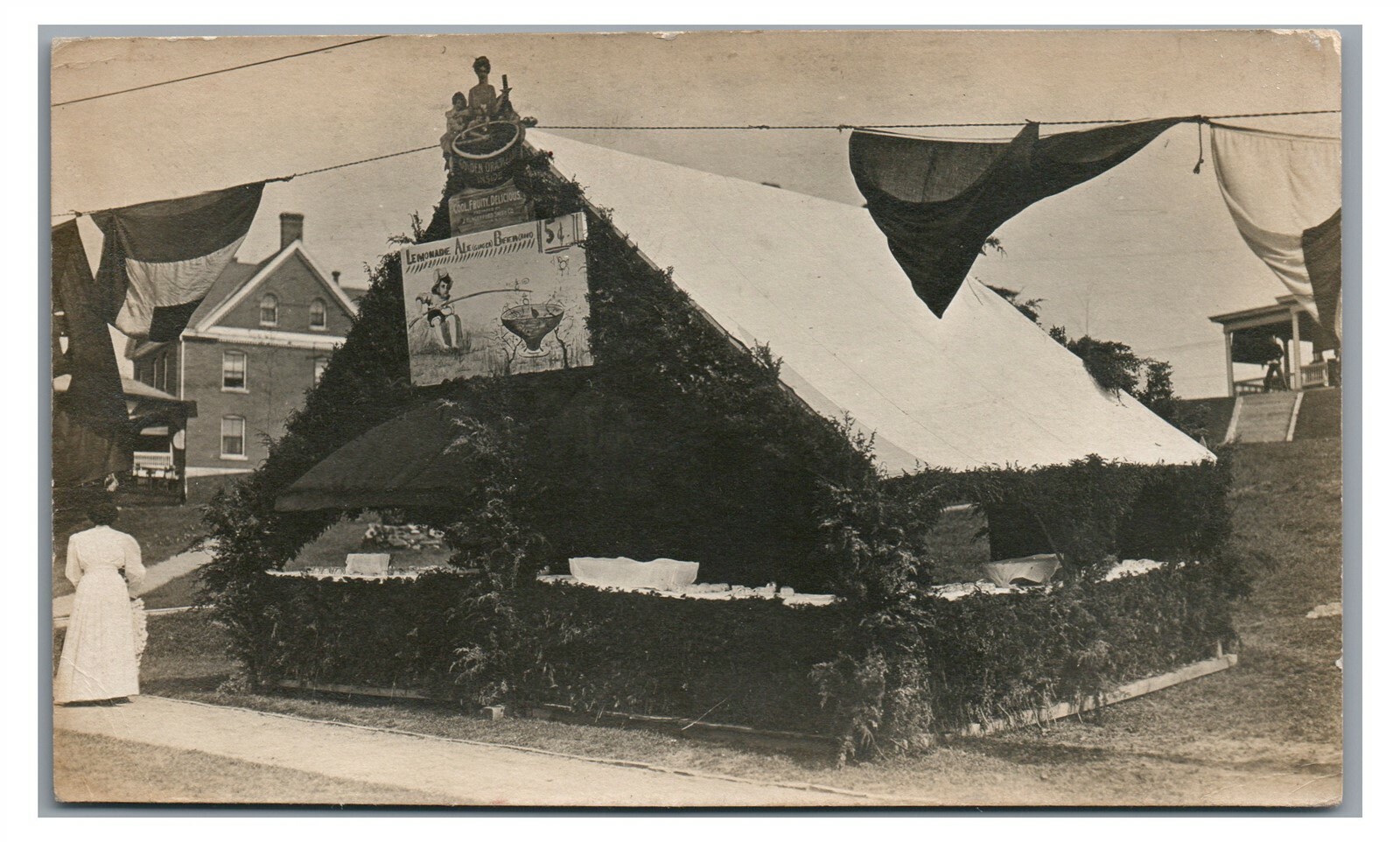 RPPC J Hungerford Smith Co Advertising Lemonade Rochester NY Real Photo ...