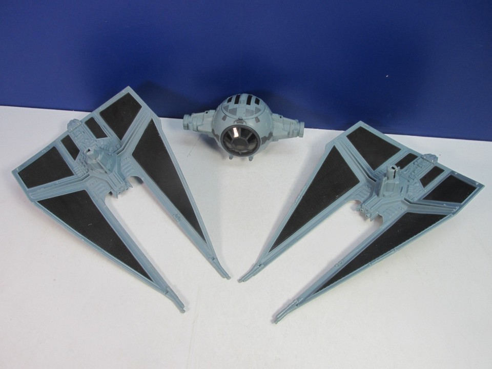star wars LEGACY COLLECTION TIE INTERCEPTOR FIGHTER VEHICLE hasbro 2009 ...