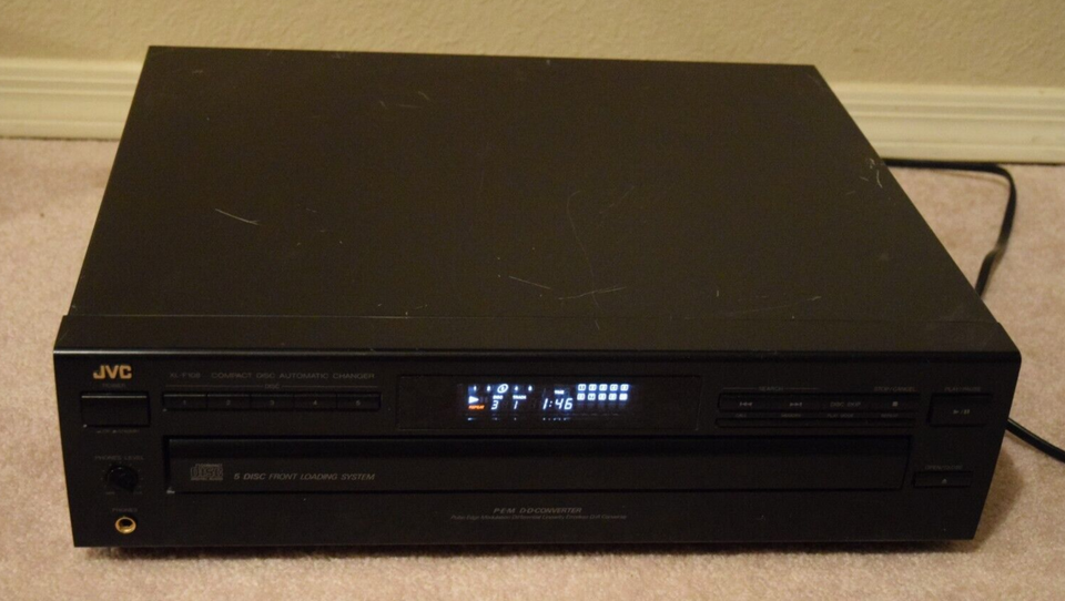 Vintage JVC 5-Disc Carousel CD Player XL-F108 Works No Remote | eBay