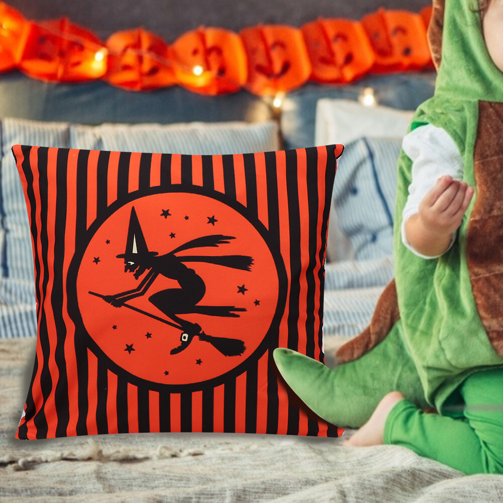 Type 4 Halloween Style Pillowcase Cushion Cover Sofa Comfortable Pillow ...