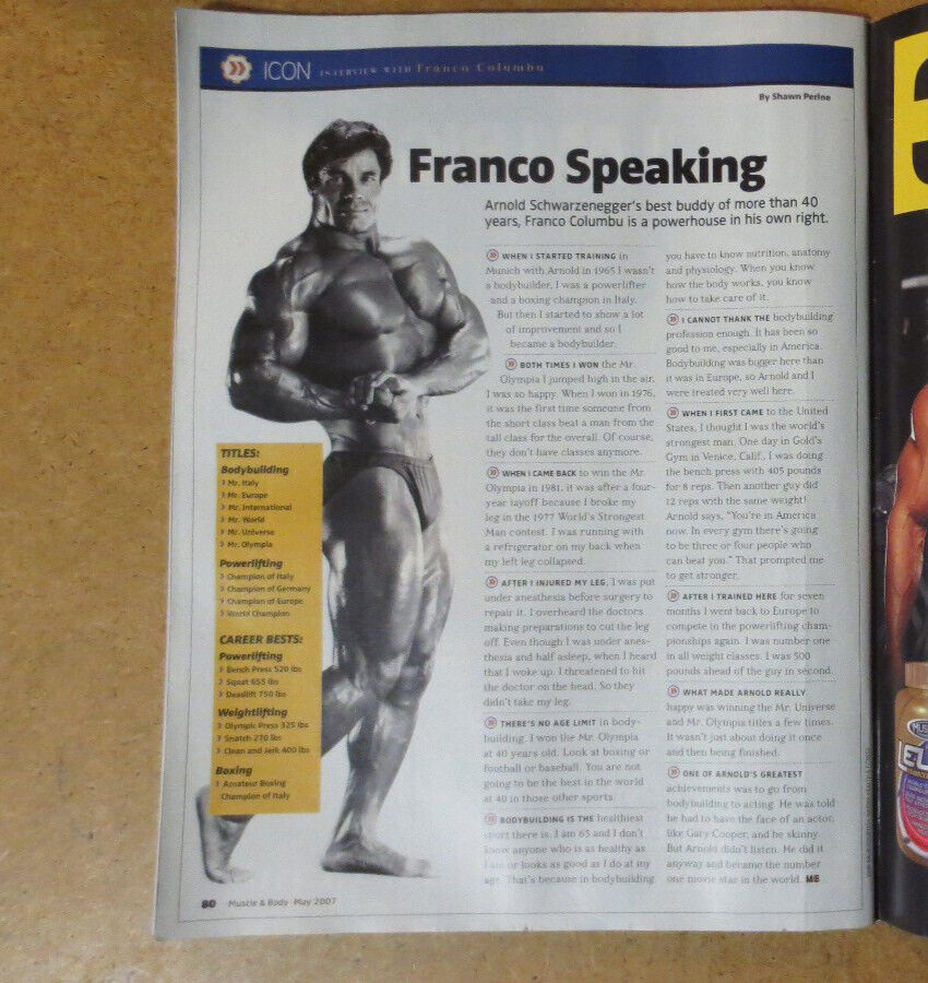 Franco Columbu 2024 How Strong Was Franco Columbu? The Barbell