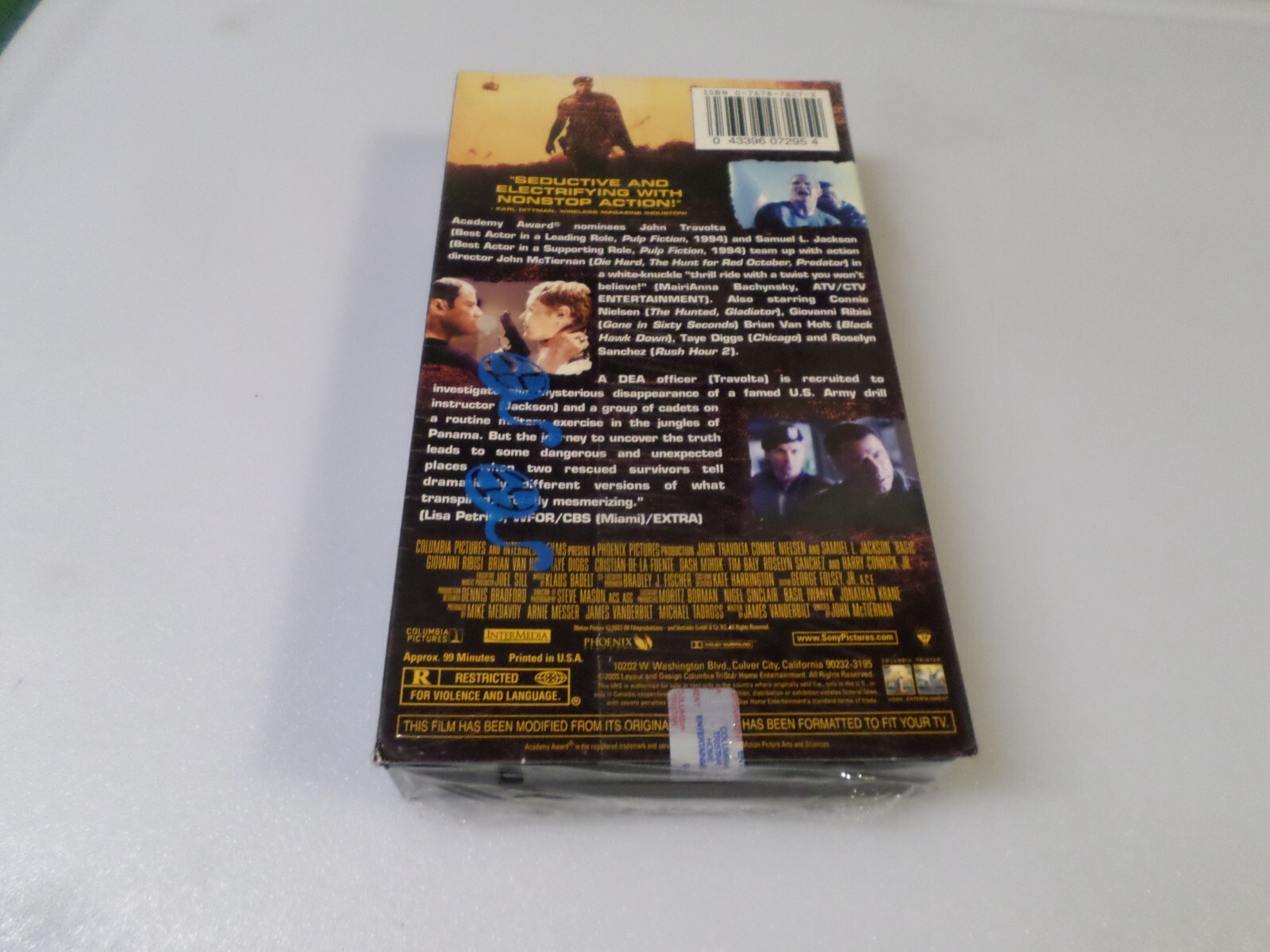 Basic (VHS, 2003) - JOHN TRAVOLTA / CONNIE NIELSEN - NEW 43396072954| eBay