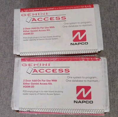 NAPCO GEM-2D Door Access Control PCB Module Plug-In 2-Door Access ...