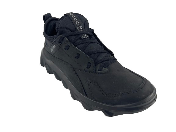 ecco MX Women's Nubuck Black Lace Up Sneakers Size 4-… - Gem