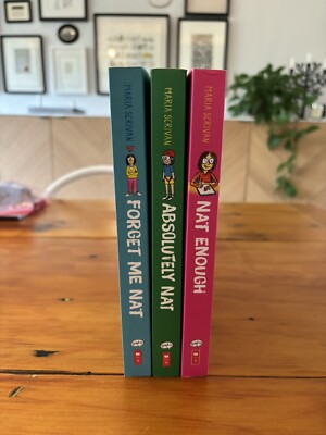Maria Scrivan Book Lot: Nat Enough, Forget Me Nat, Absolutely Nat | eBay