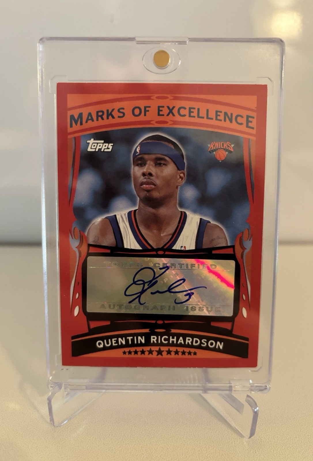 Quentin Richardson 2005 Topps #ME-QR Marks of Excellence Price Guide ...