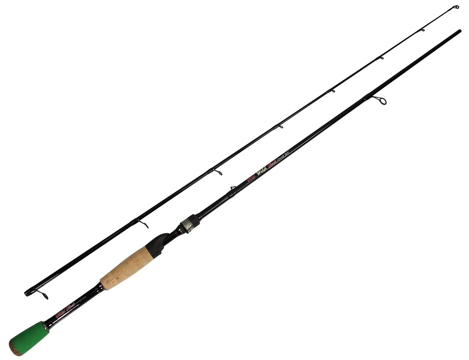 Carrot Stix Collapsible 2 Piece Spinning-Wild Wild Black Fishing Rod ...