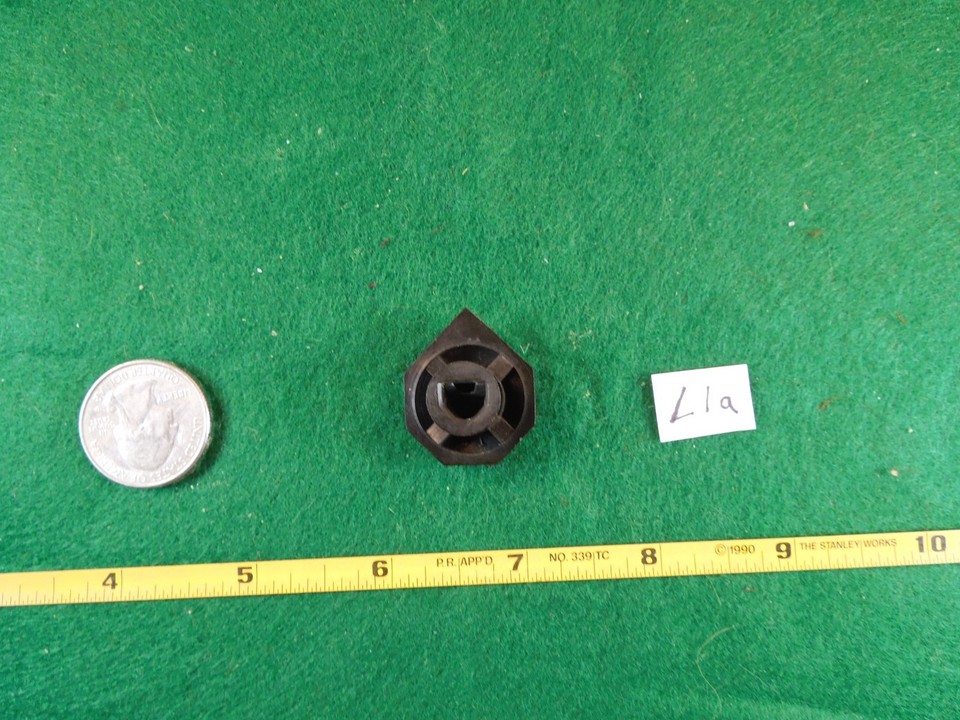 Vintage Dark Brown Bakelite Octagon Pointer Knob D Slot w/ Spring | eBay