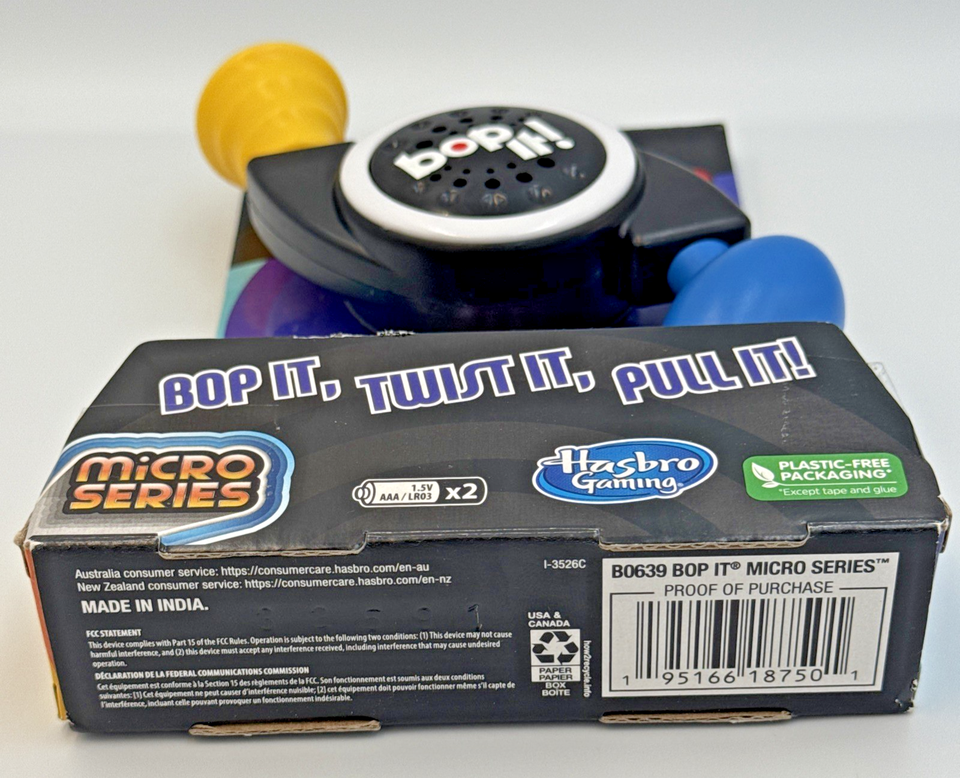 Bop It! Hasbro Gaming Micro Series Game Travel Size - Tested! | eBay