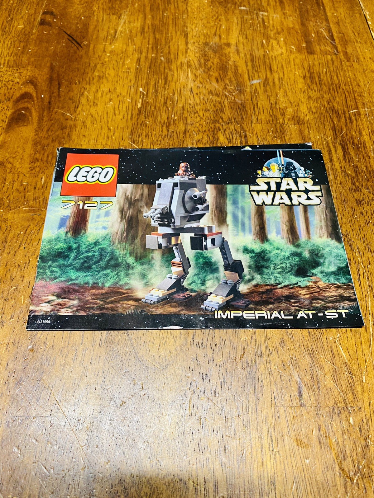 Vintage 2001 LEGO Star Wars #7127 Imperial AT-ST Instruction Booklet ...