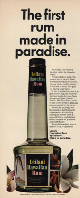 1967 Leilani Hawaiian Rum: First Rum Made In Paradise Vintage Print Ad ...