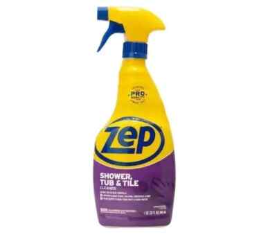 Zep Shower, Tub & Tile Cleaner – 32 fl oz Bathroom Spray for Bathtub ...