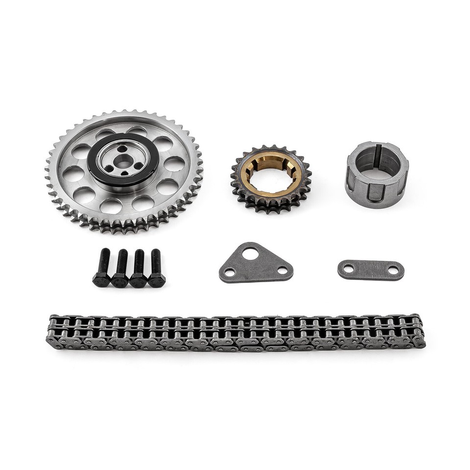 Chevy GM LS1 LS2 LS6 Double Roller 9 Keyway Billet Steel Timing Chain ...