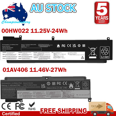 00HW022 00HW023 00HW024 00HW025 01AV406 Battery For Lenovo ThinkPad ...