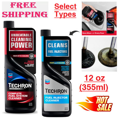 New Chevron Techron Concentrate Plus Fuel System Cleaner, (12 oz)Great ...