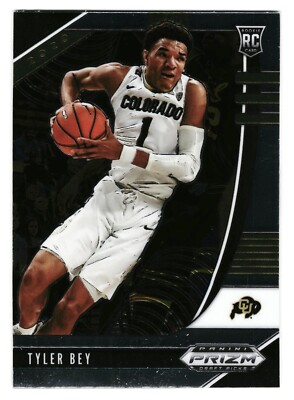 2020-21 Panini Prizm Draft Picks Tyler Bey Rookie Colorado Buffaloes ...