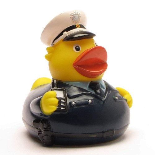 Rubber Duck Bath Duck Police Officer Rubber Ducky Rubber Duckie ...