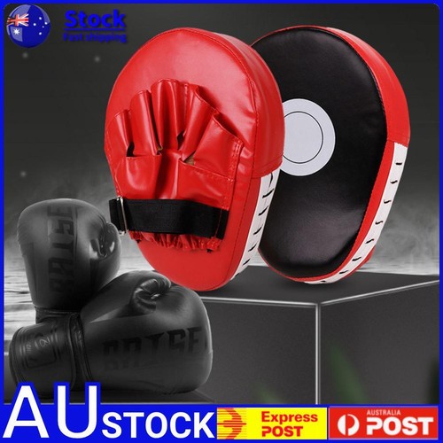 Kickboxing Pads Boxing Hand Target & Gloves Set PU Boxing Gloves for ...