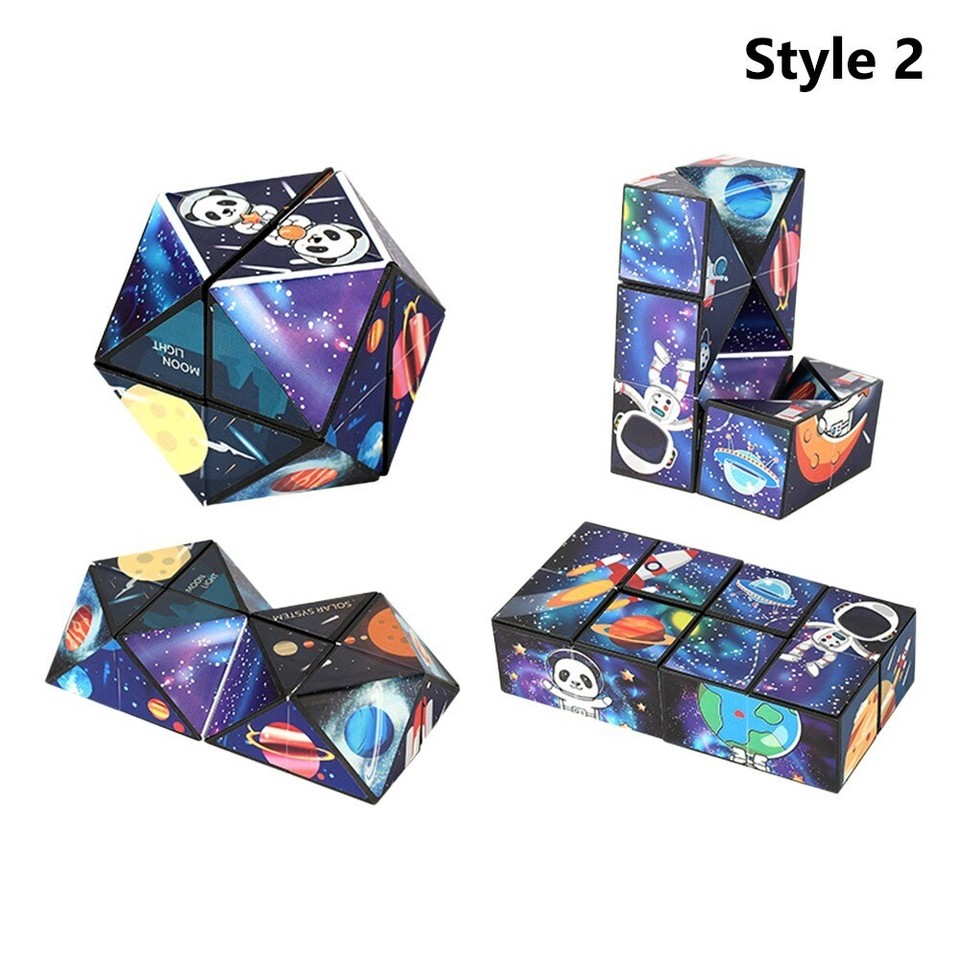 Panda Puzzle Three-Dimensional Small Toy Shape Shifting Box Children's ...