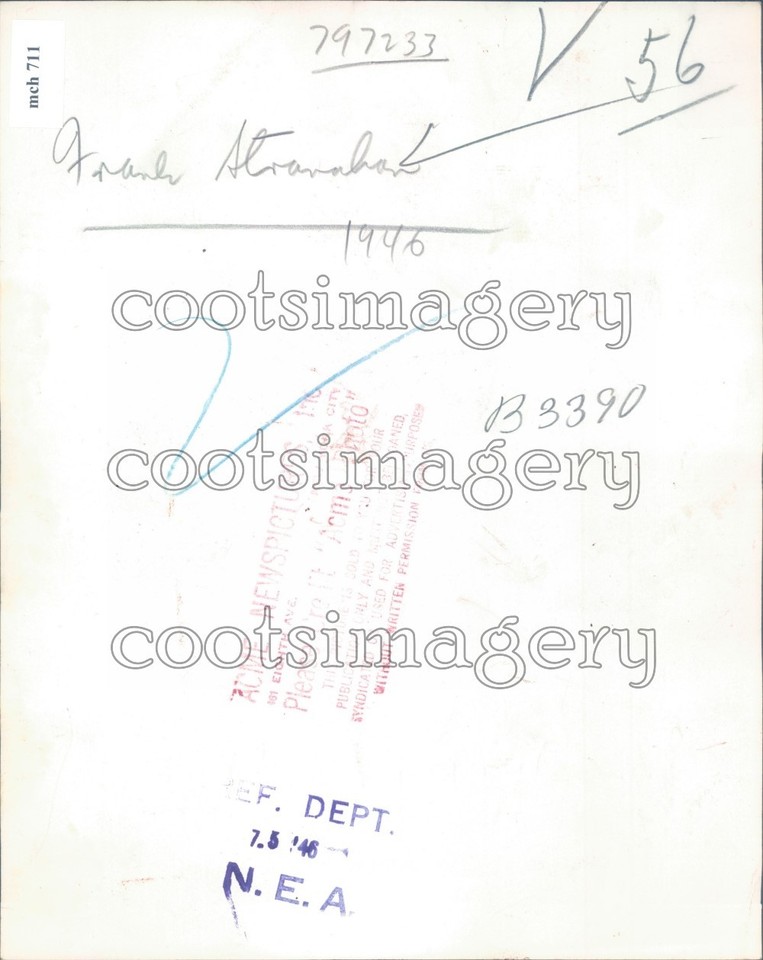 1946 Handsome Golfer Frank Stranahan Headshot 1940s Press Photo | eBay