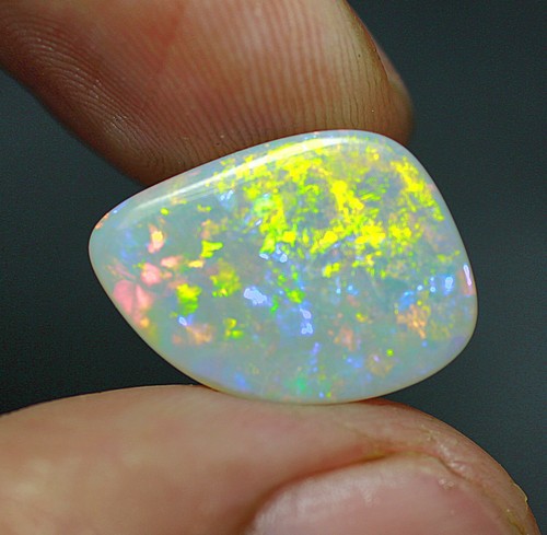 4.00 Carat Natural Australian Opal Smooth Cabochon Loose Gemstone ...