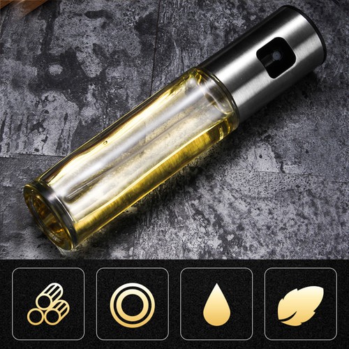 Olive Oil Sprayer Cooking Spray Pump Fine Bottle Portable Kitchen Oil ...