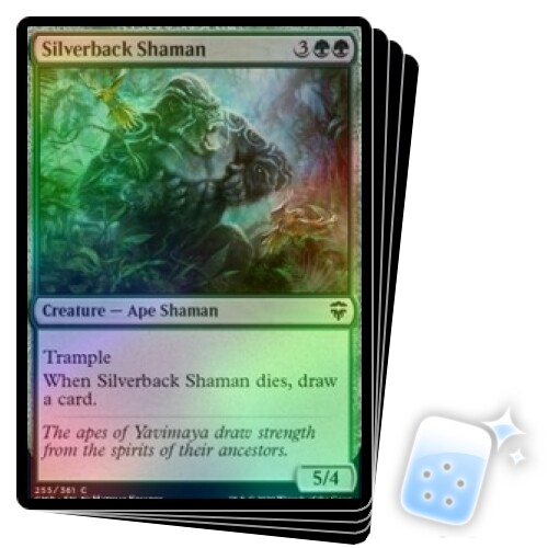 FOIL SILVERBACK SHAMAN X4 Commander Legends Magic MTG MINT CARD | eBay