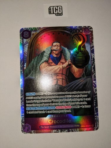 One Piece Card Game - Crocodile Super Rare! OP04-060 English! OPTCG | eBay